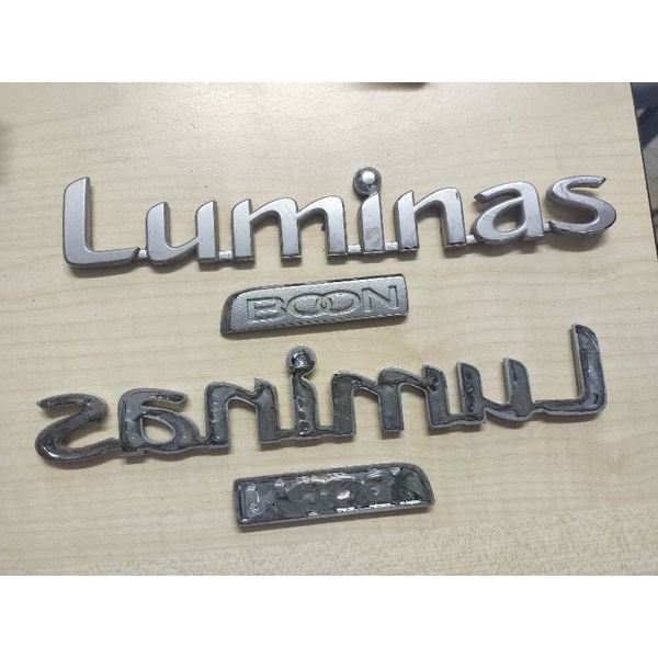 **Original Daihatsu Boon Luminas Perodua Alza Rear Emblem** | Shopee ...
