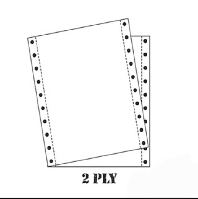COMPUTER FORM - (2 PLY NCR 400FANS) / (4PLY NCR 270 FANS ) ALL WHITE ...