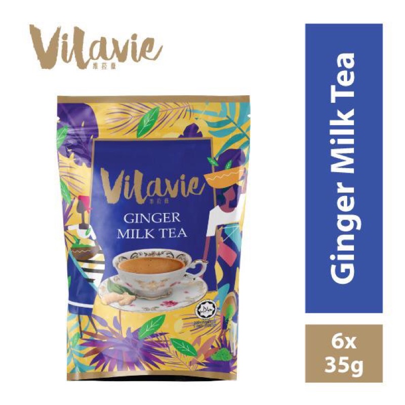 Vilavie Ginger Milk Tea, 30g x 6 sachets | Shopee Malaysia