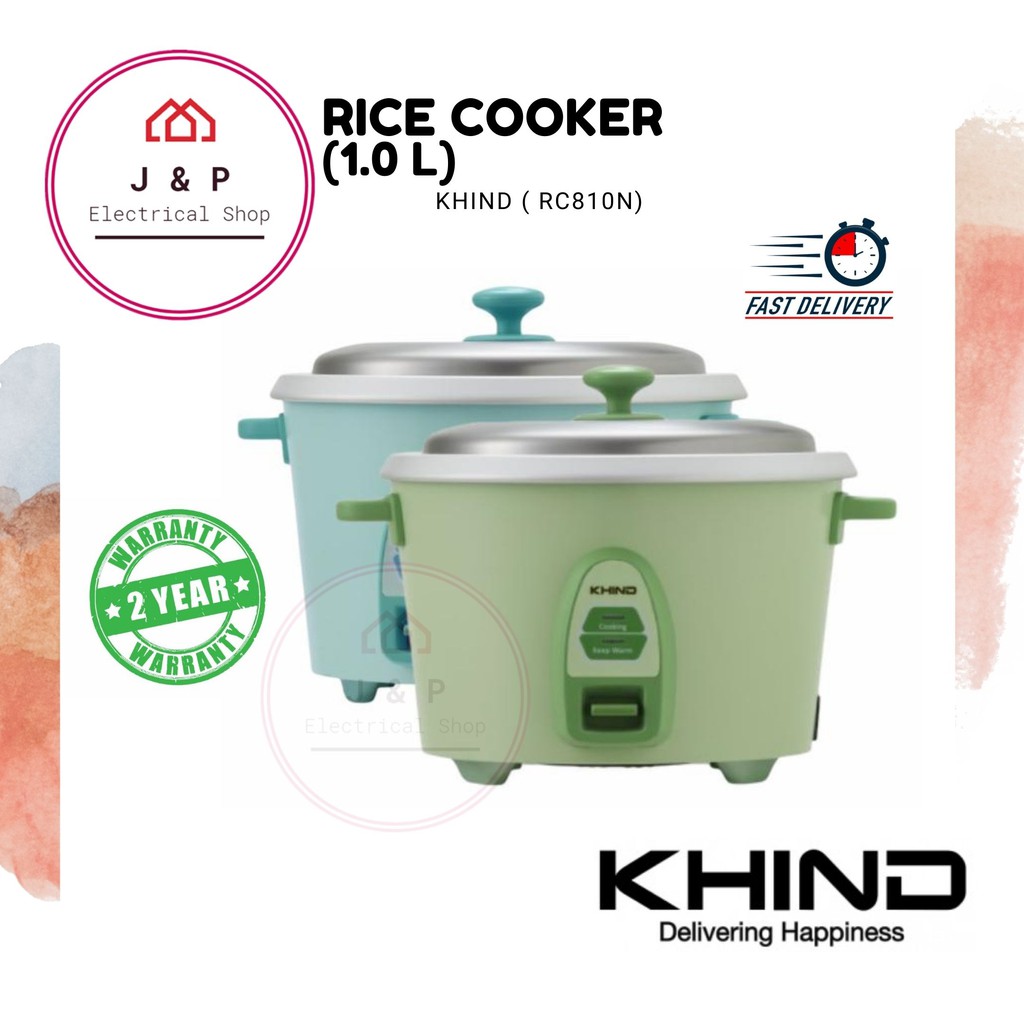 💥KHIND Rice Cooker ( 1.0L ) RC810N 电饭锅 💥 [ READY STOCK 现货] | Shopee ...
