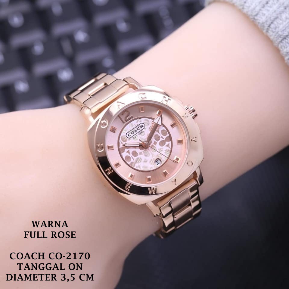 [Original & 2 Years Warranty] Coach CO2170 Classic Stainless Steel ...