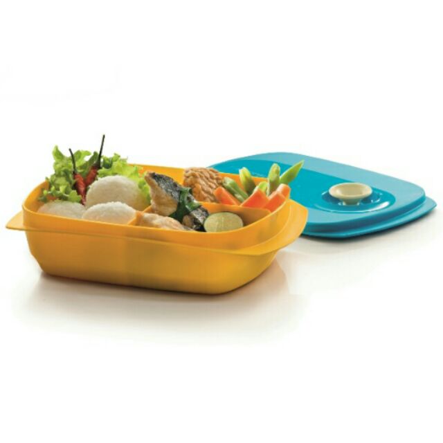 Tupperware Reheatable Divided Lunch Box 1L x 1pc | Shopee Malaysia