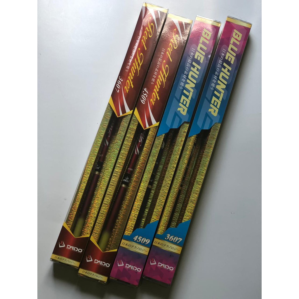 Daido Red Hunter 360 450 Best Rigid Carbon Kevlar Tile Rod | Shopee ...