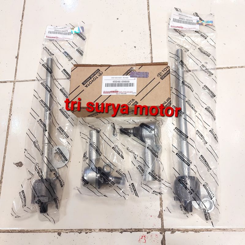 Genuine ORIGINAL TIE ROD RACK END 1SET HILUX REVO FORTUNER VRZ AS BIG ...