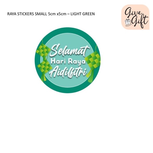 Raya Stickers for Packaging Box / Paper Bag | Shopee Malaysia