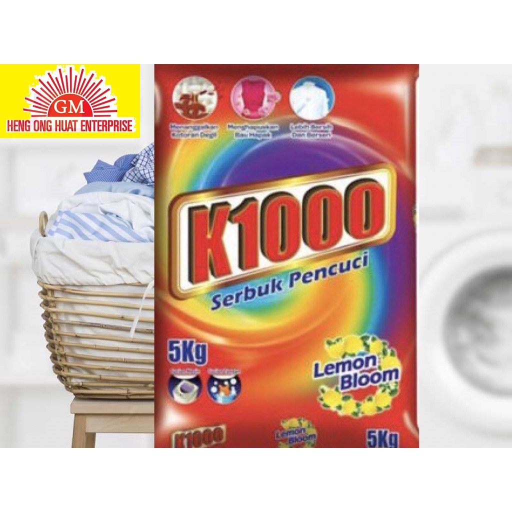 K1000 DETERGENT POWDER 5kg | Shopee Malaysia