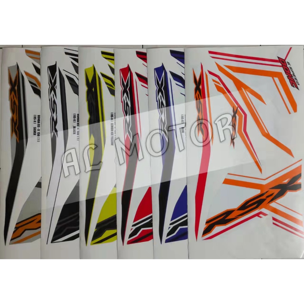 HONDA RSX-150 ( 1 ) VIETNAM DESIGN STRIPE BODY STICKER | Shopee Malaysia