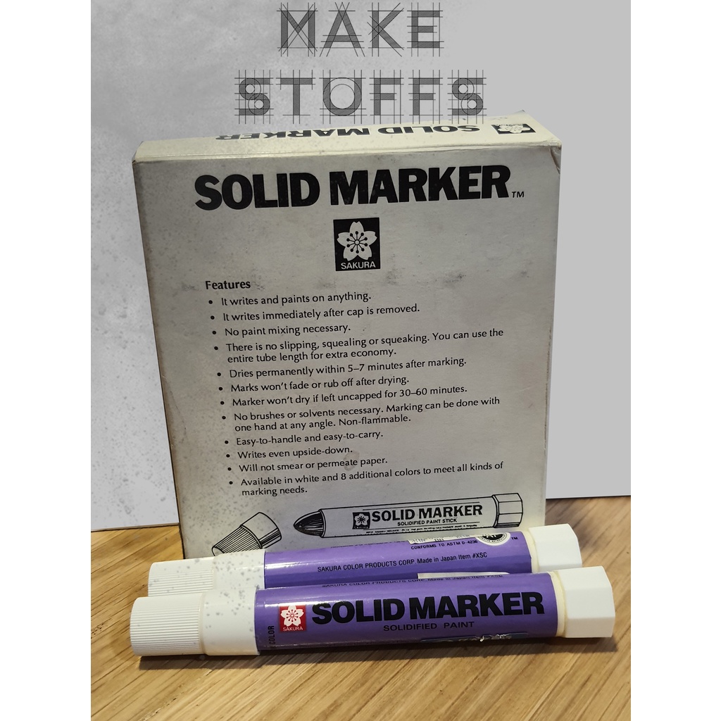 JAPAN SAKURA WHITE SOLID MARKER INDUSTRIAL ARCHITECTURE BUSINESS OFFICE ...