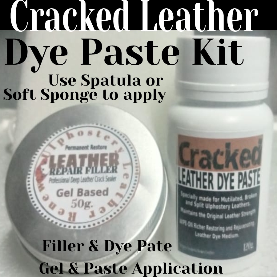 Cracked Leather Dye Repair Kit/ Cracked Filler and Dye Sealer Repair ...