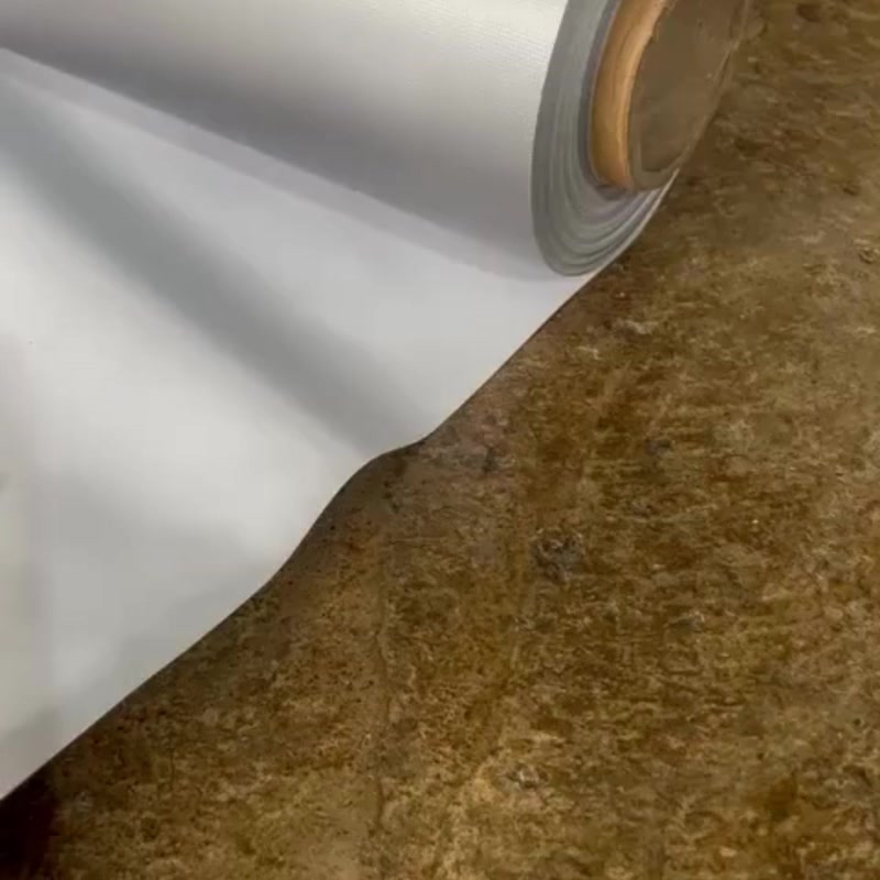 Canvas Only 20 ' x 20' Pyramid Canopy Tent White Silver PVC Tarpaulin ...