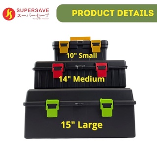 SUPERSAVE ToolBox Plastic Tool Box Set Spanar Box Plastic Storage Toll Box Fishing Box Bekas ...