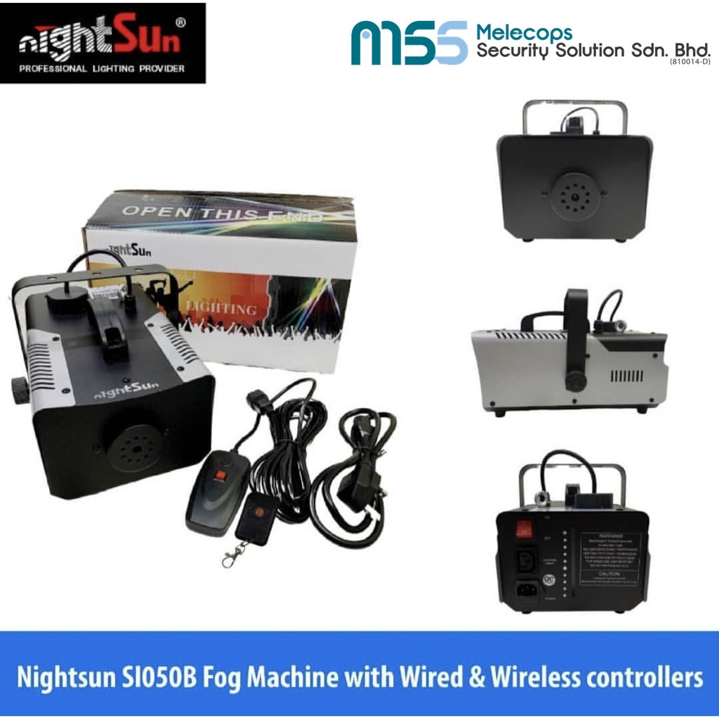 Nightsun SI050B Fog Machine (Wired & Wireless Controllers) AC 240V ...