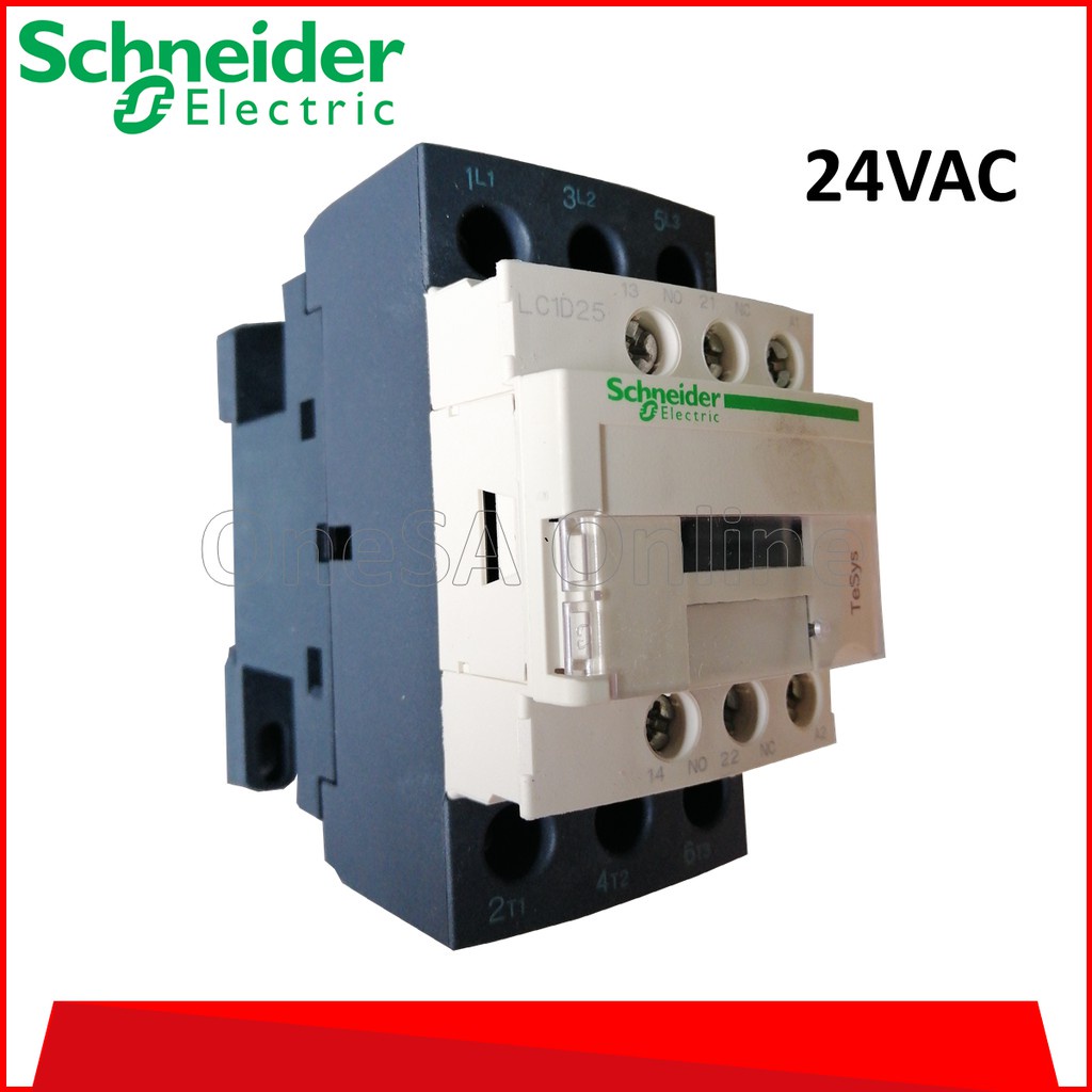 SCHNEIDER CONTACTOR D TYPE 5.5 11KW 15HP(LC1D25) | Shopee Malaysia