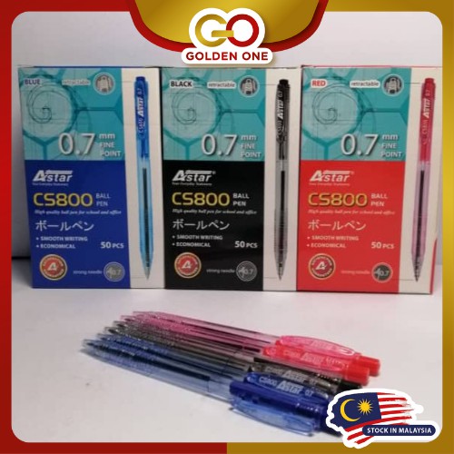ASTAR CS800 BALL PEN 1BOX(50PCS) | Shopee Malaysia