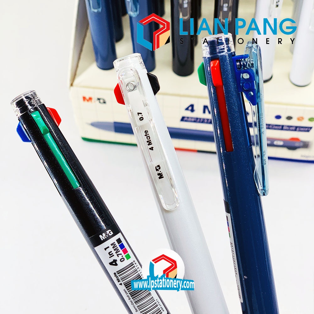 M&G Semi Gel Ball Pen 4 Mate Colour 0.7mm ABPJ7371 | Shopee Malaysia