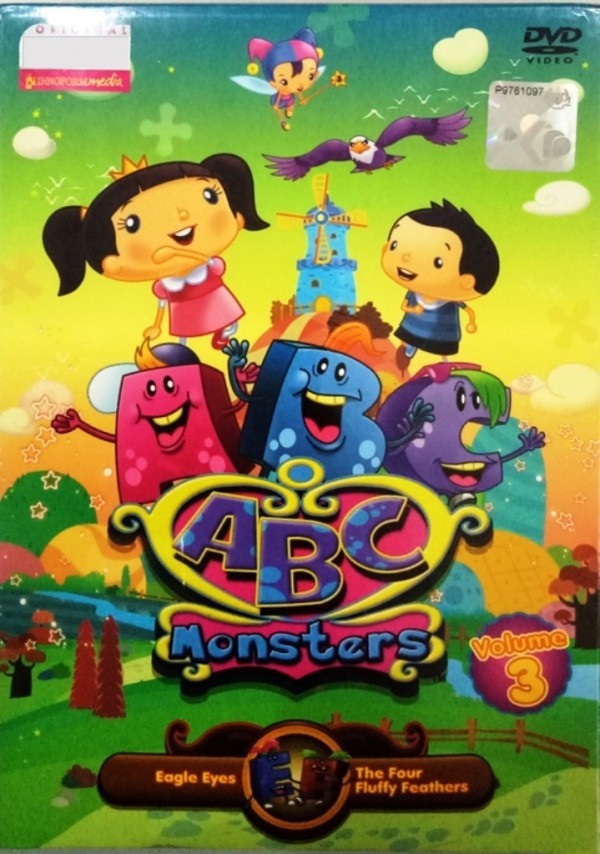 ABC Monsters Volume 3 DVD Preschool Edutainment Animated TV Series Age ...