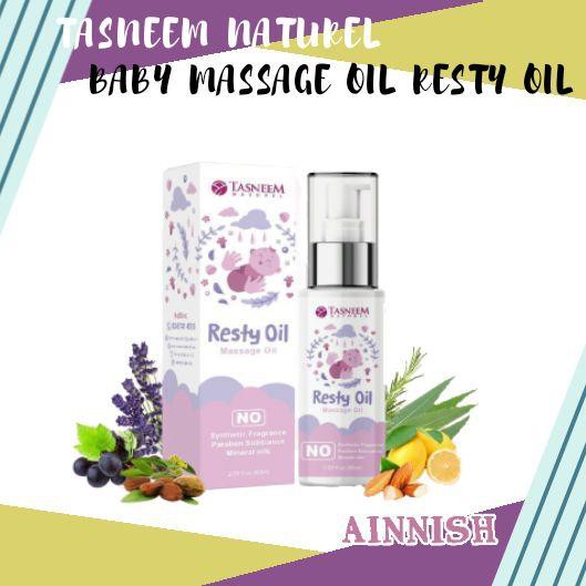 Tasneem Naturel Baby Massage Oil Resty Oil Minyak Urutan Untuk Lenguh ...