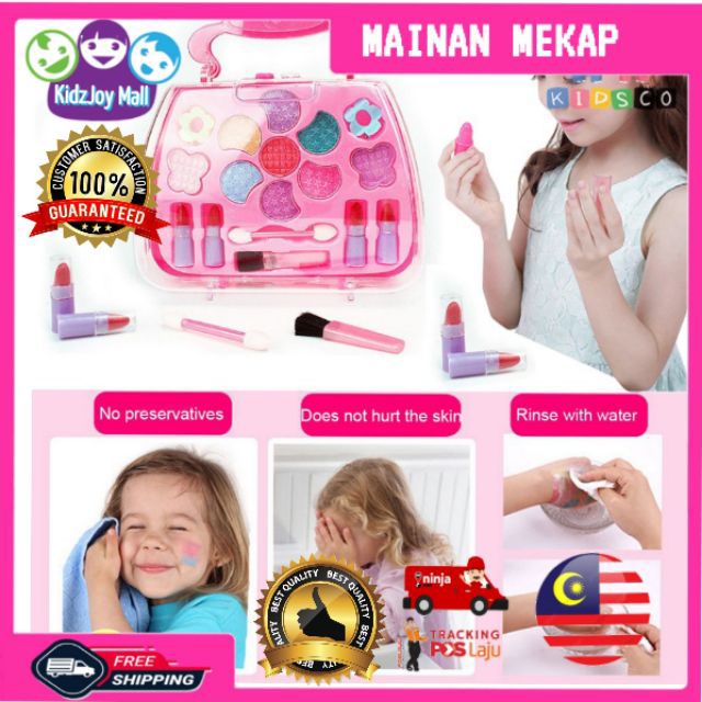 🔥LOCALSTOCK🔥 Mainan Solek Mainan Mekap Kids Pretend Play Makeup ...