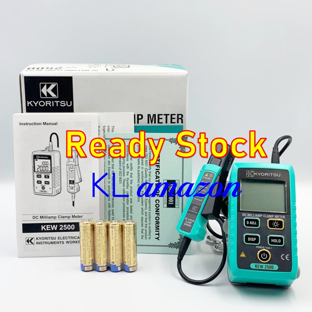 (ACCEPT URGENT ORDER!) Kyoritsu 2500 DC Milliamp Clamp Meter | 12 ...
