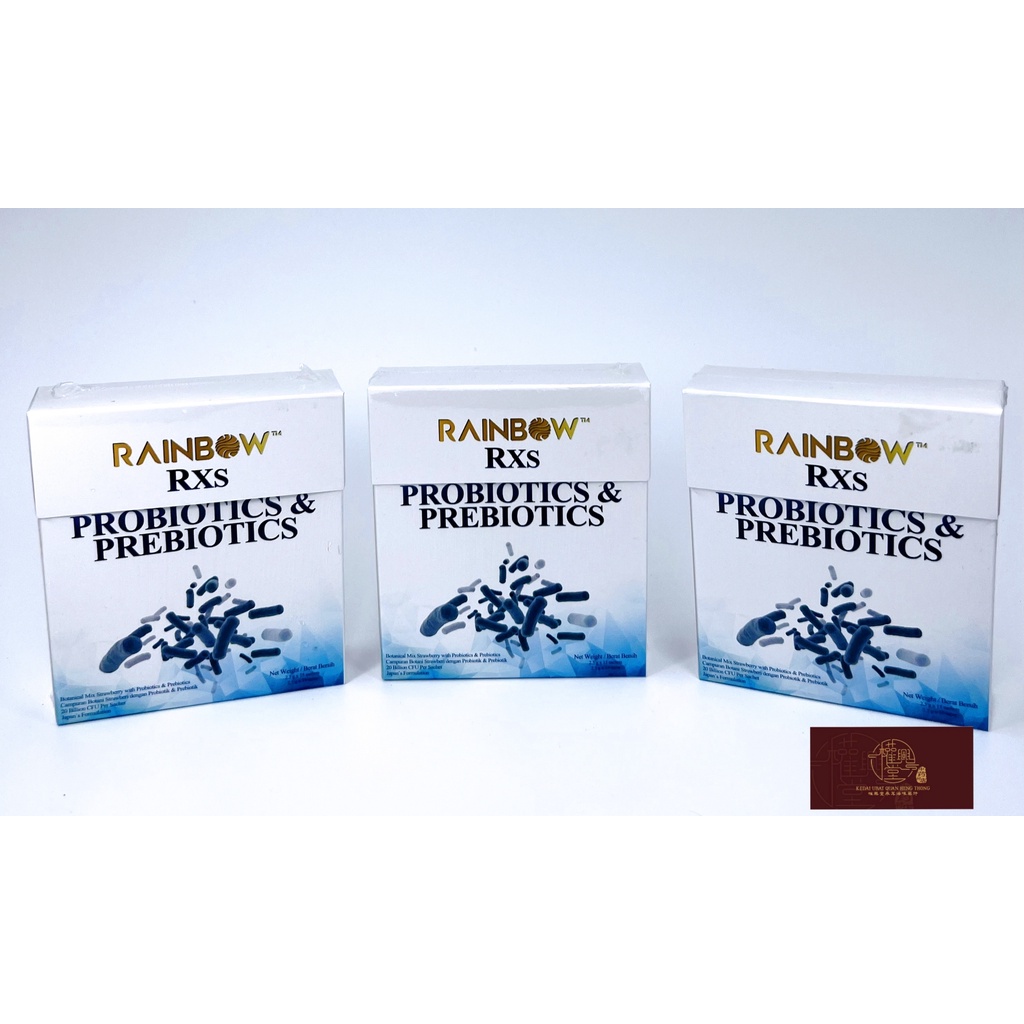 RAINBOW PROBIOTICS&PREBIOTICS with CALCIUM, ZINC & MAGNESIUM 益生菌 (锌，镁&钙 ...