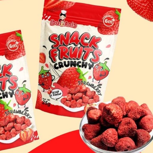 Fawwaz Snek Mango Pisang Strawberry Mangga Banana Strawberi Buah Campur