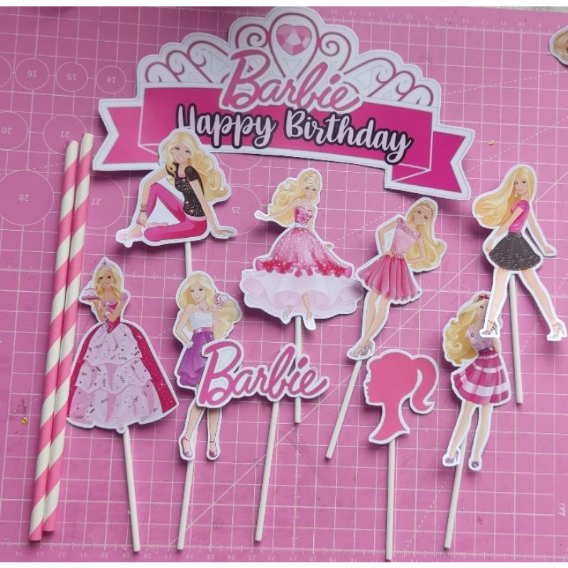 barbie topper cake cute | Shopee Malaysia