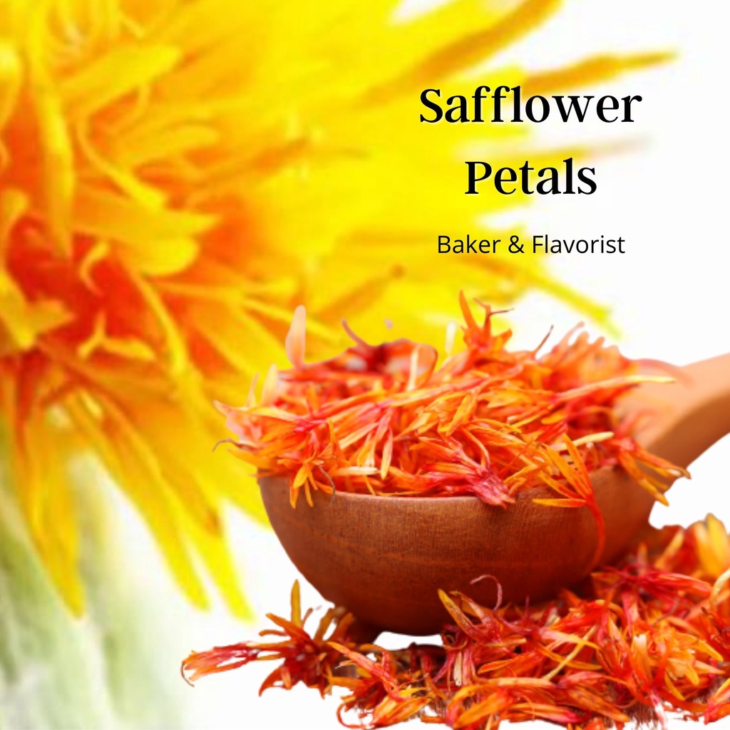 Edible Safflower Petals Flakes 40g Dried Saffron Flower Mixed petals ...