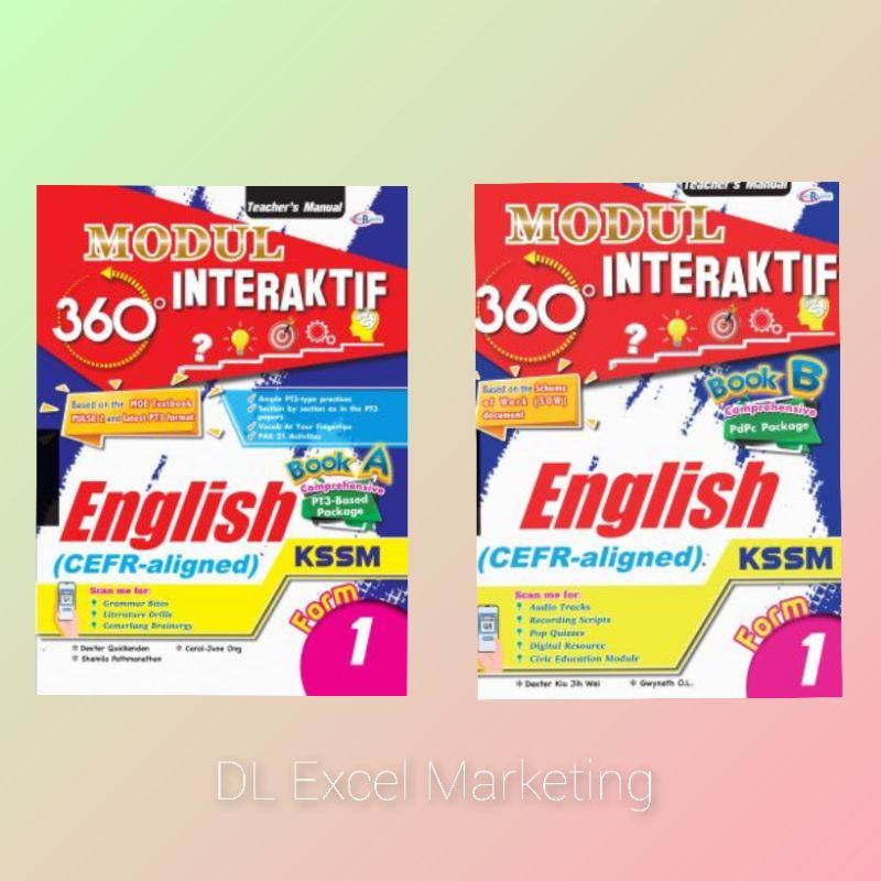 Modul 360 Interaktif English FORM 1-5 (2 in 1) | Shopee Malaysia