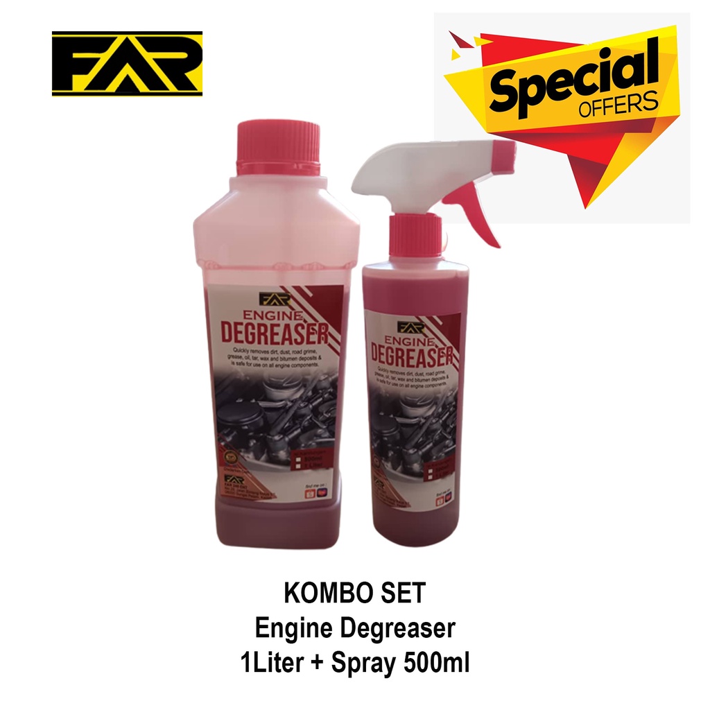 PENCUCI ENJIN, PENCUCI RANTAI MOTORSIKAL Engine Degreaser 500ml / 1 ...