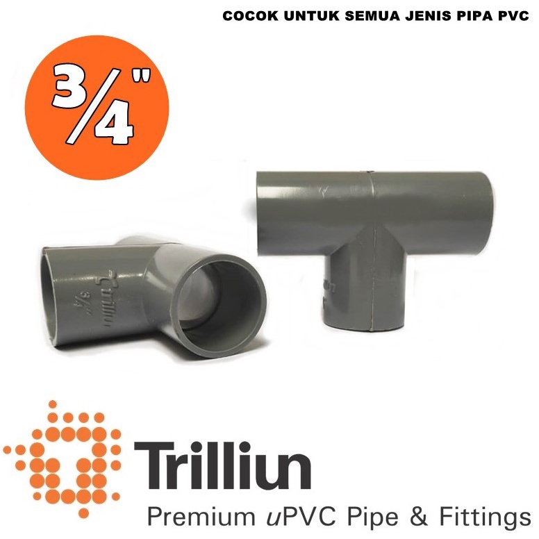 3/4 Inch Pipe Connection 3 4 Inch PVC Tee Pipe Connection Plastic Pipe ...