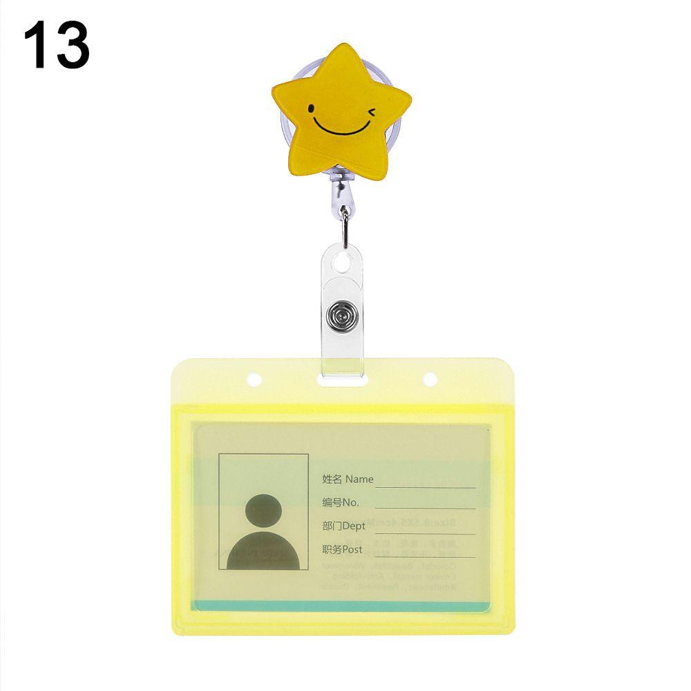 KAREN1 ID Badge Holder Cute Retractable Nurse Doctor Name Tags Badge ...