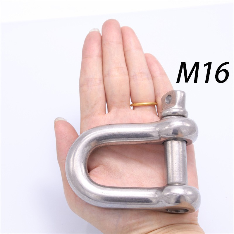 M4 M5 M6 M8 M10 M12 M14 M16 D shackle stainless steel rigging shackle hook ship rigging hardware ...