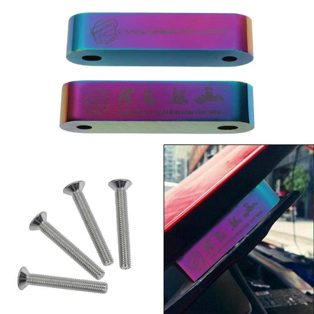 JDM Universal Car Titanium Bonnet Hood Racing Billet Aluminum Hood ...