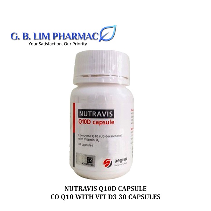(EXP: 6-FEB-2027 ) Nutravis Q10D Capsules 30'S ONE BOTTLE | Shopee Malaysia