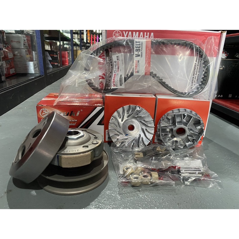 Front & Rear Pulley Assy Complete Set YAMAHA AVANTIZ SOLARIZ NVX155 ...