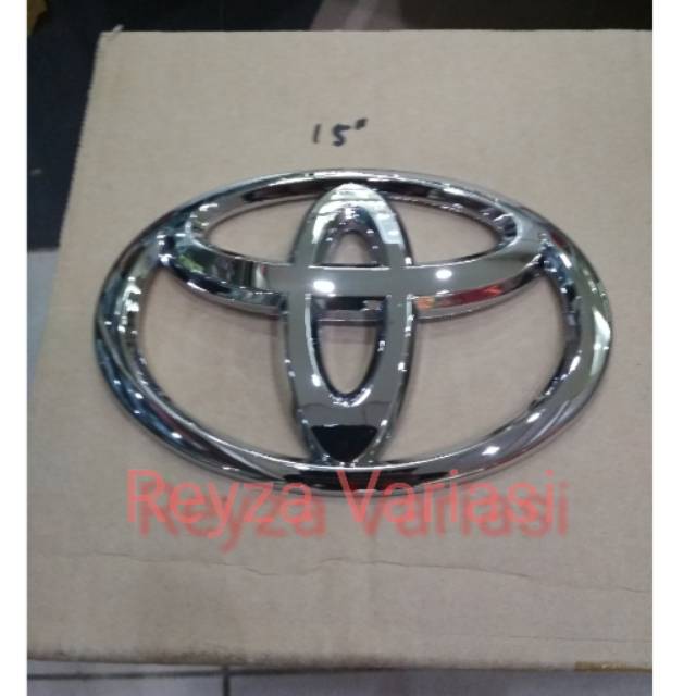 Chrome Front Logo Emblem For Toyota Calya | Shopee Malaysia