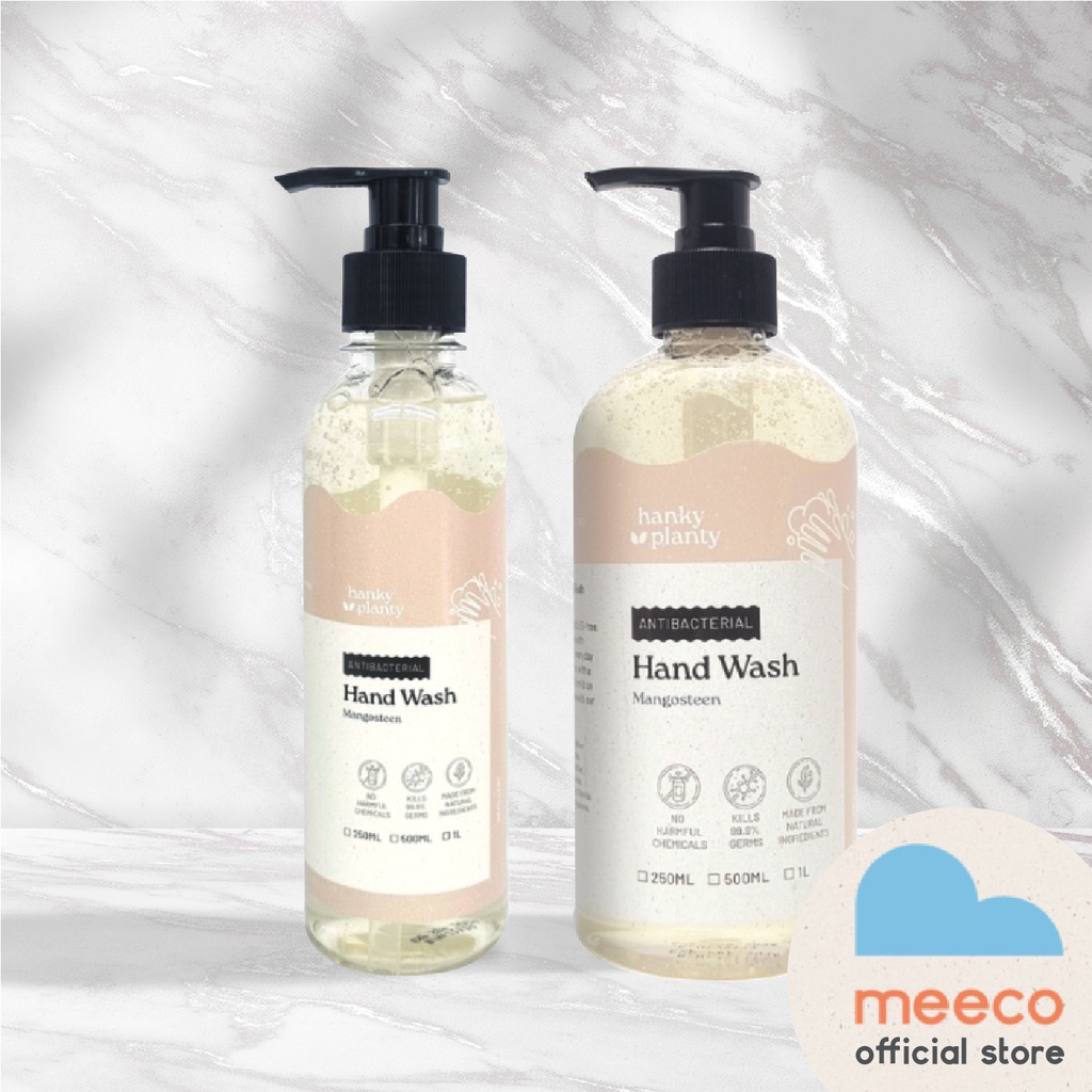 Meeco Hanky Planty Antibacterial Hand Wash Mangosteen 250ml 500ml