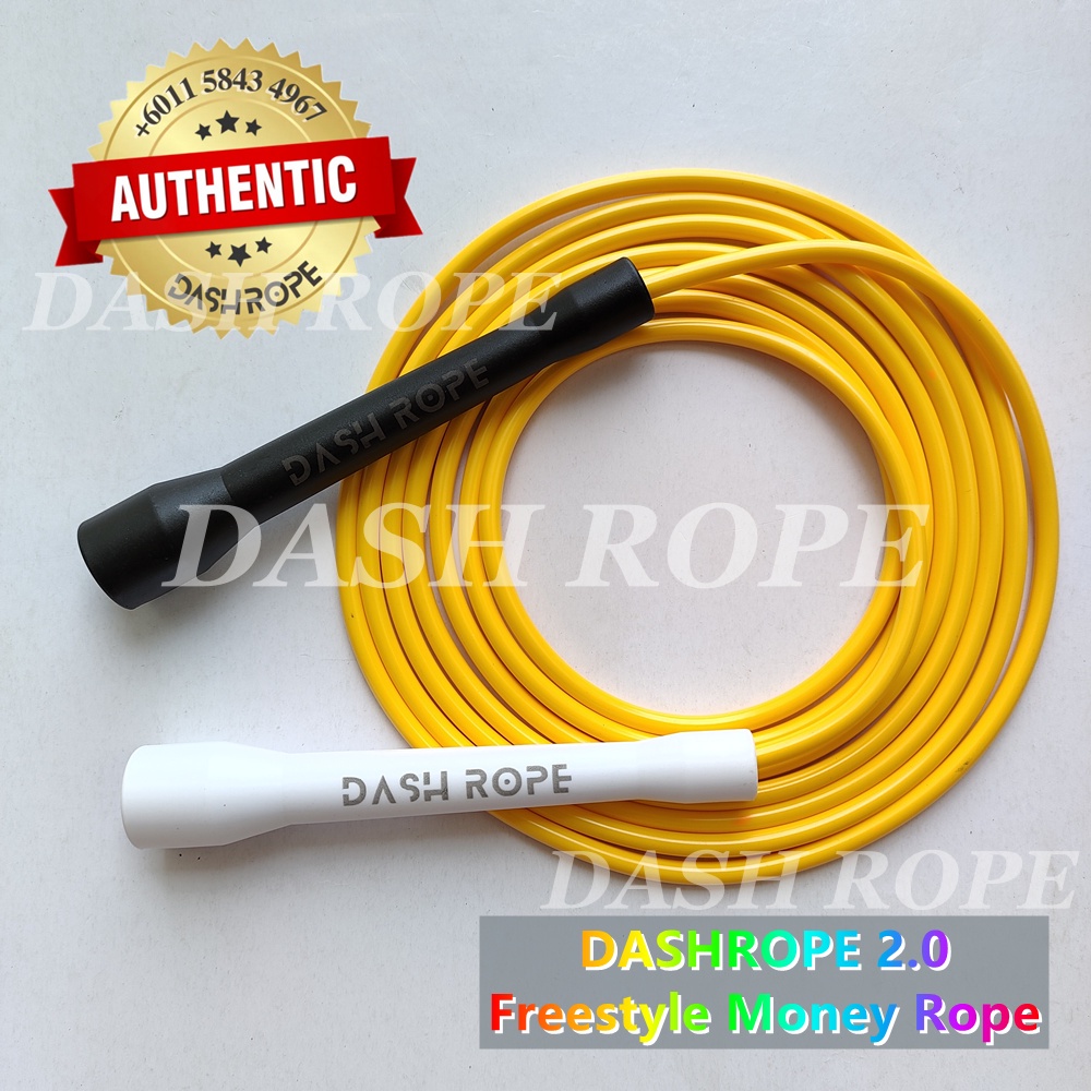 DASHROPE Freestyle Money Rope Jump Skipping Ropes Upgrade Thick Handle ...