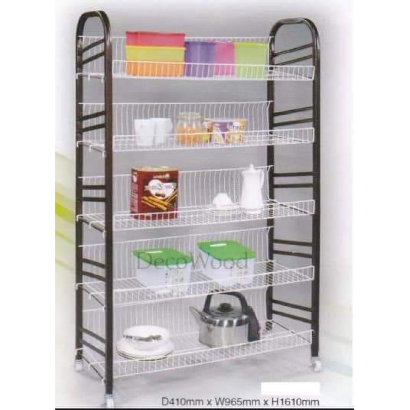 5 Tier Multi Purpose Rack / Bakery rack / Storage Rack / Dishes Rack ...