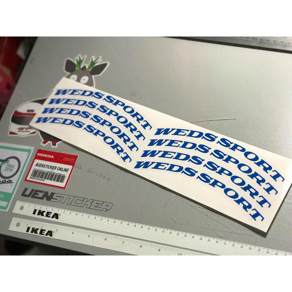RIM STICKER WEDS SPORT #Tc05 #wedssport | Shopee Malaysia