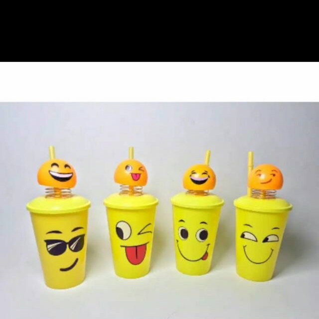 Water container/emoticon glass | Shopee Malaysia