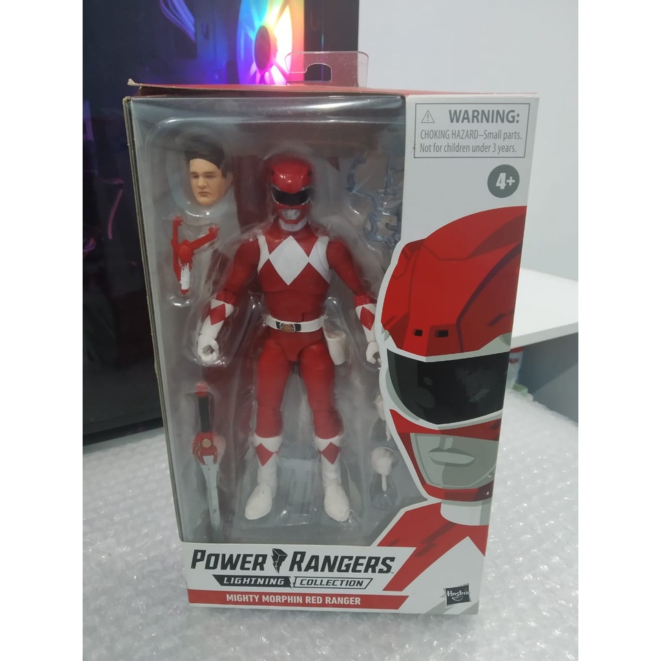 ORIGINAL HASBRO POWER RANGERS LIGHTNING COLLECTION MIGHTY MORPHIN RED ...