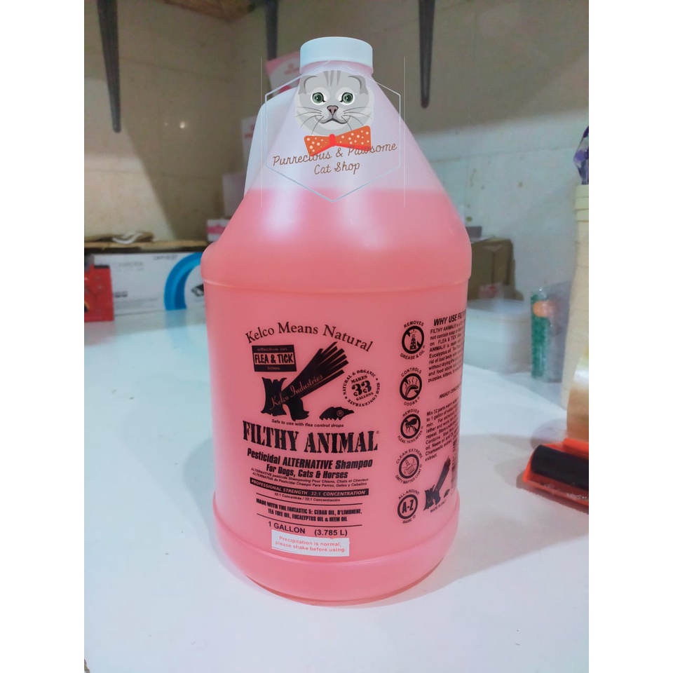 Kelco Filthy Animal Shampoo - Cat Shampoo (1 Gallon) | Shopee Malaysia