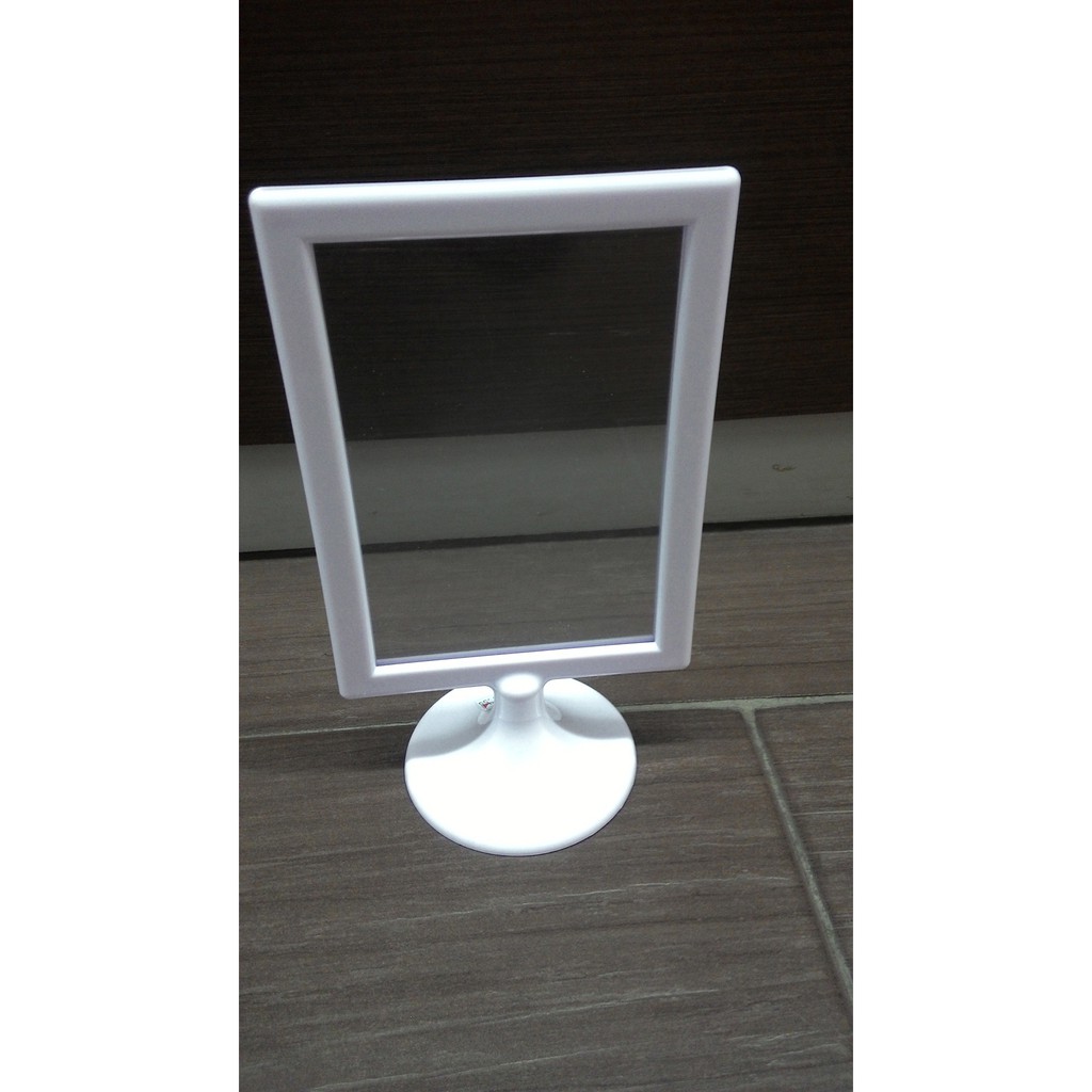 B6 Vertical Size White PVC Table Top Menu Card Standee | Shopee Malaysia