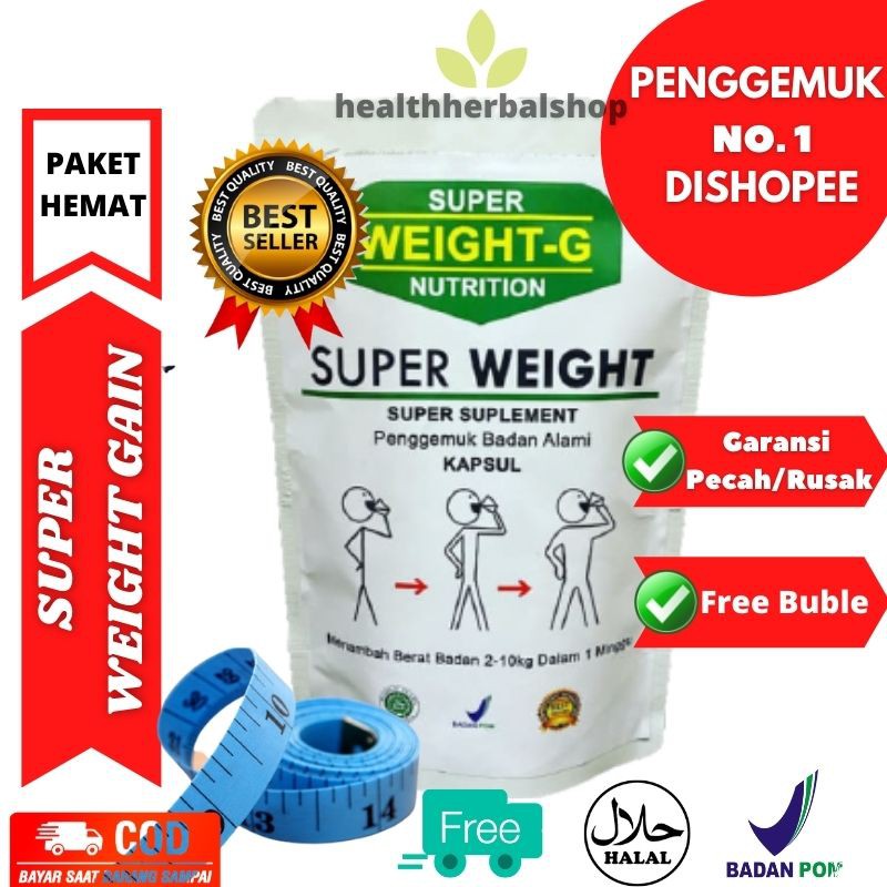 Super Weight Gain Body Fattening Capsules Original Adult Child ...