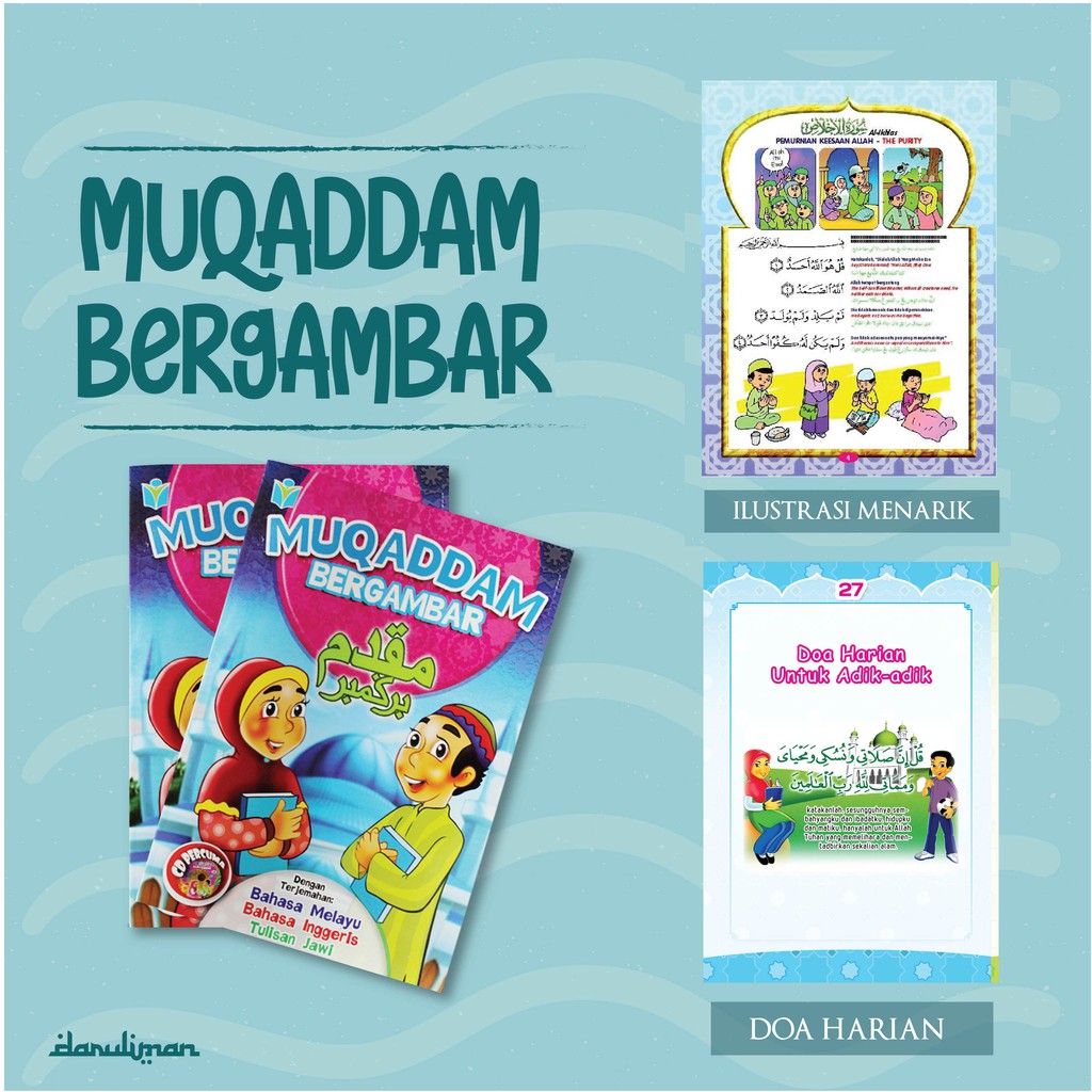 [Siri Buku Ceria] Muqaddam Bergambar | Shopee Malaysia
