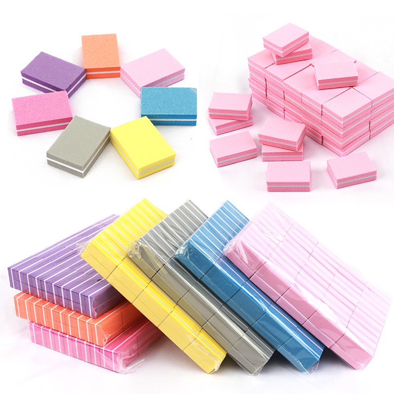 Manicure tools mini tofu cubes sponge cube Polished on both sides ...