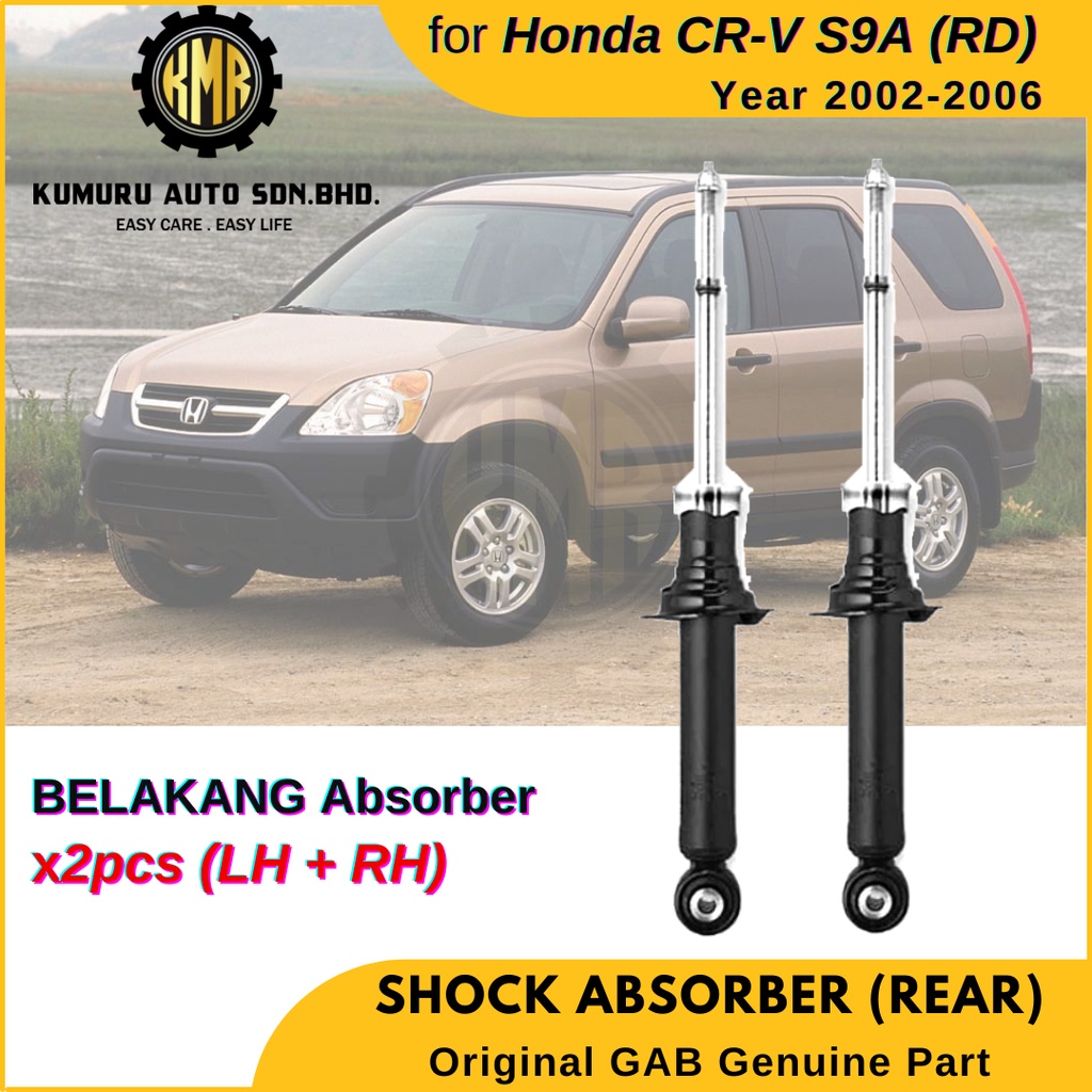 (2pcs) GAB Gas Rear Absorber Honda CRV S9A 2002-2006 2nd Generation | Shopee Malaysia