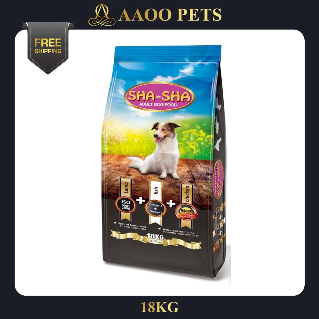 Sha Sha Adult Lamb Fish & Chicken - Pet Food / Dog Food / Dry Food ...