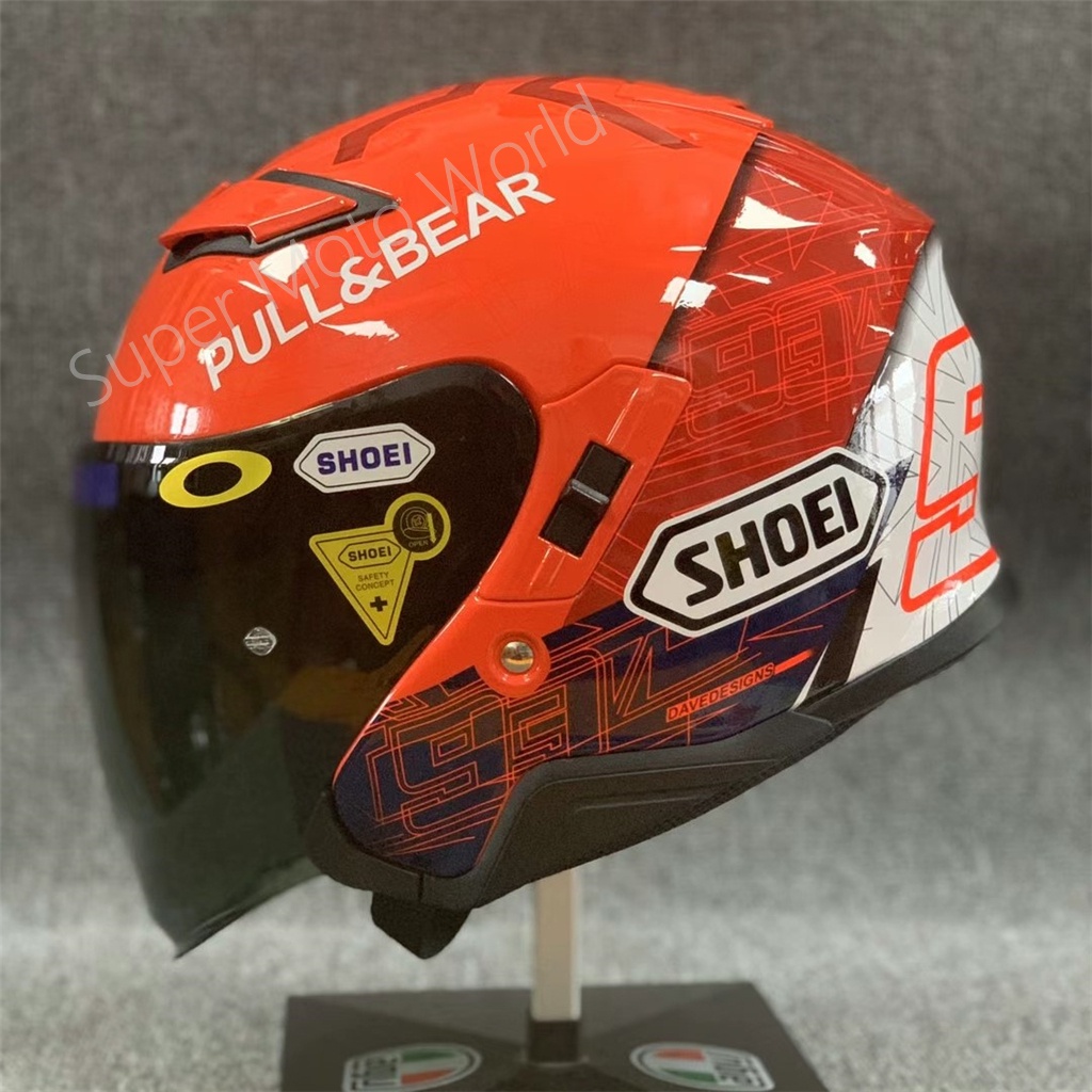 SHOEI Half Face Helmet SHOEI J-Cruise 2 AGLERO Red Ant Helmet Japan ...